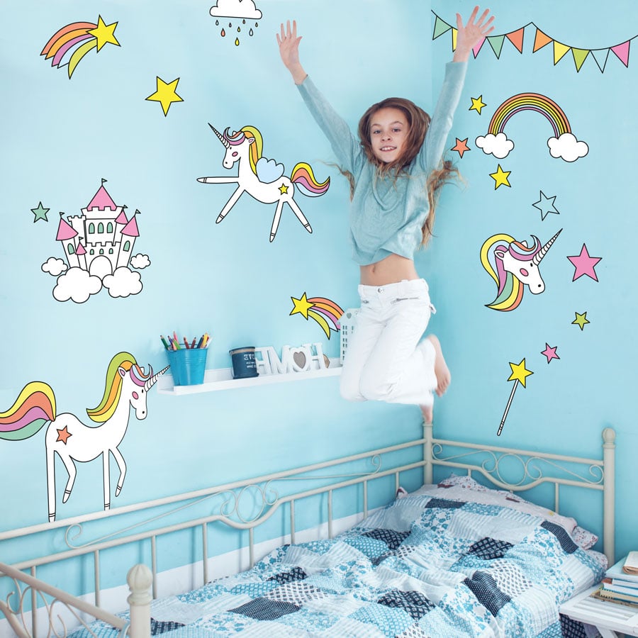 Cartoon wall decals store